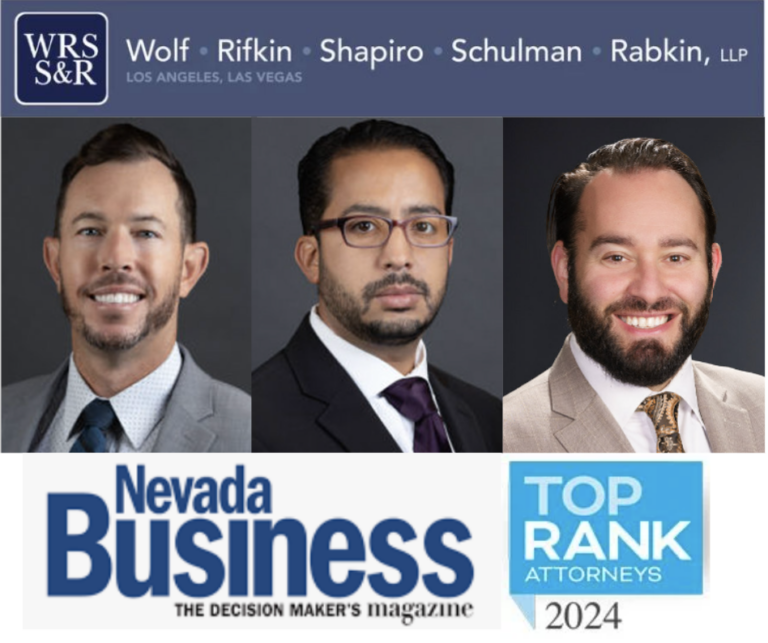 ATTORNEYS JORDAN BUTLER, ROYI MOAS, AND DAVID STERN NAMED TO NEVADA BUSINESS MAGAZINE’S TOP RANK ...